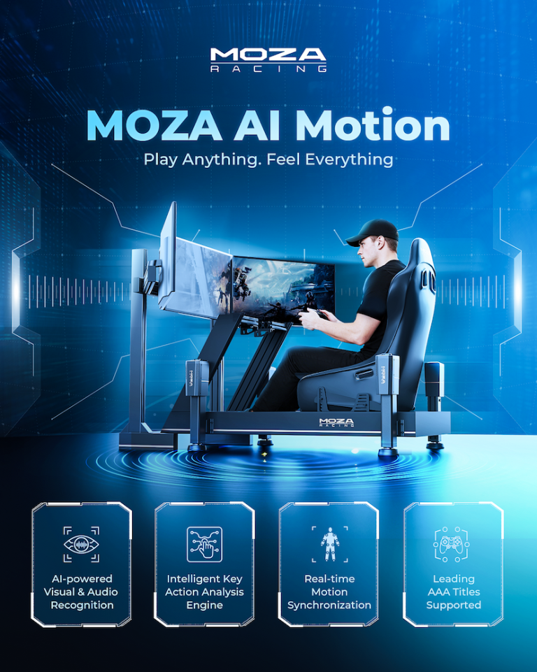 MOZA HMA150 Motion Platform Revealed: Powerful New Motion System Debuts ...
